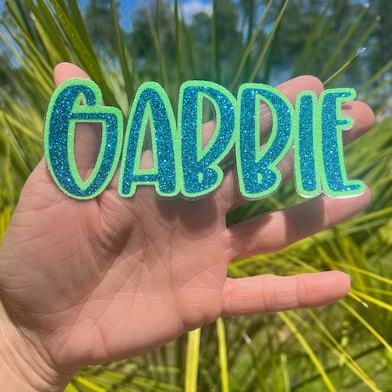 Custom Glitter Vinyl - Etsy