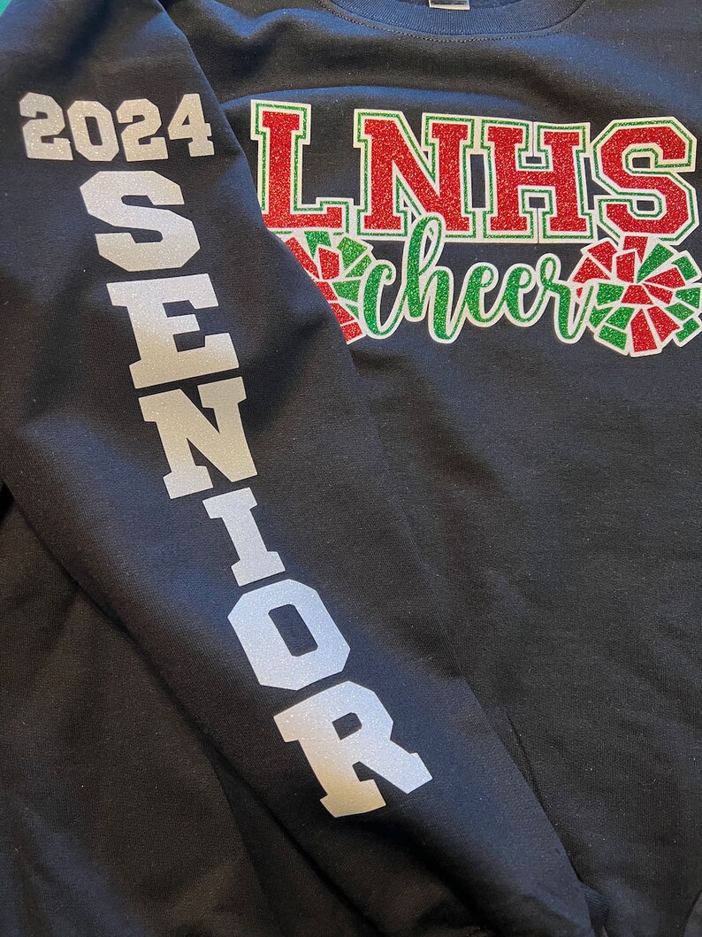 Custom SENIOR 2026 2027 Cheer Sweatshirts - Cheerleader High School ...