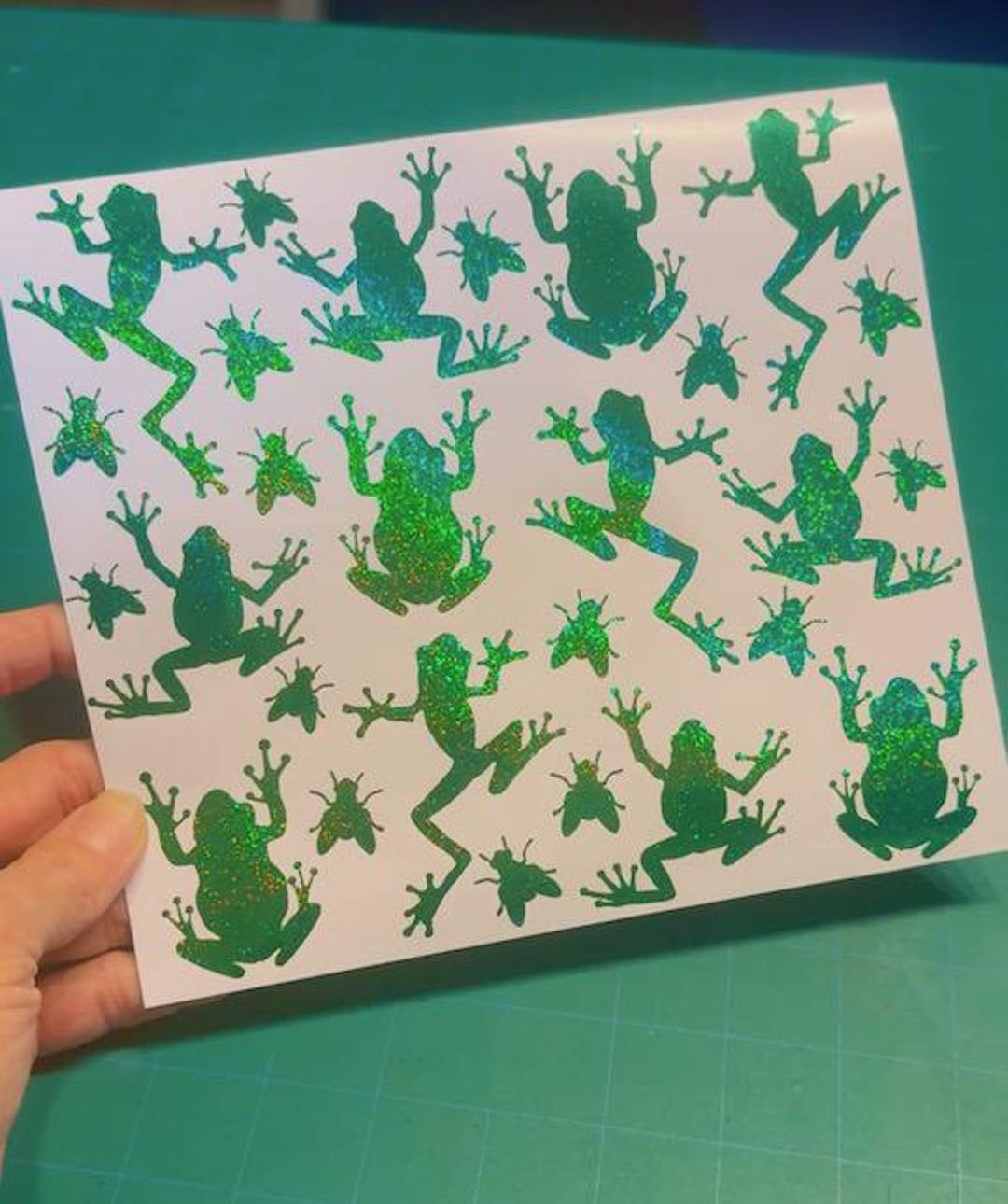 Gas Tank Lid Decals - Frogs & Flies - Vinyl Car Laptop Decals ...