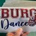 Dance Glitter Stickers - Personalized Dance Team High School Letters ...