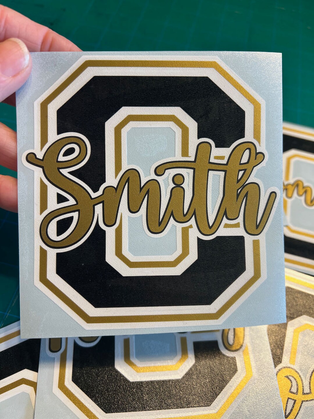 Custom Team Stickers - Personalized BIG Letter Team Name Sports Decals ...