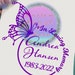 In Loving Memory Butterfly Memorial Decals - Missed Loved Ones Memorial ...