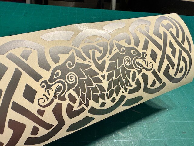 Ulfhednar Norse Decal - Viking Wolves - Odin's Warriors celtic Knot ...