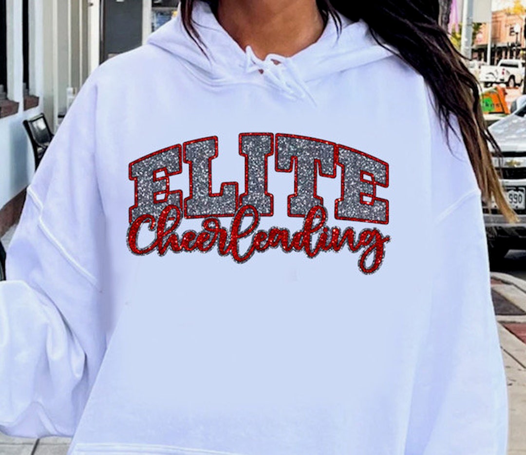 Custom Glitter Cheerleading Sweatshirts and Hoodies -RJ Personalized ...