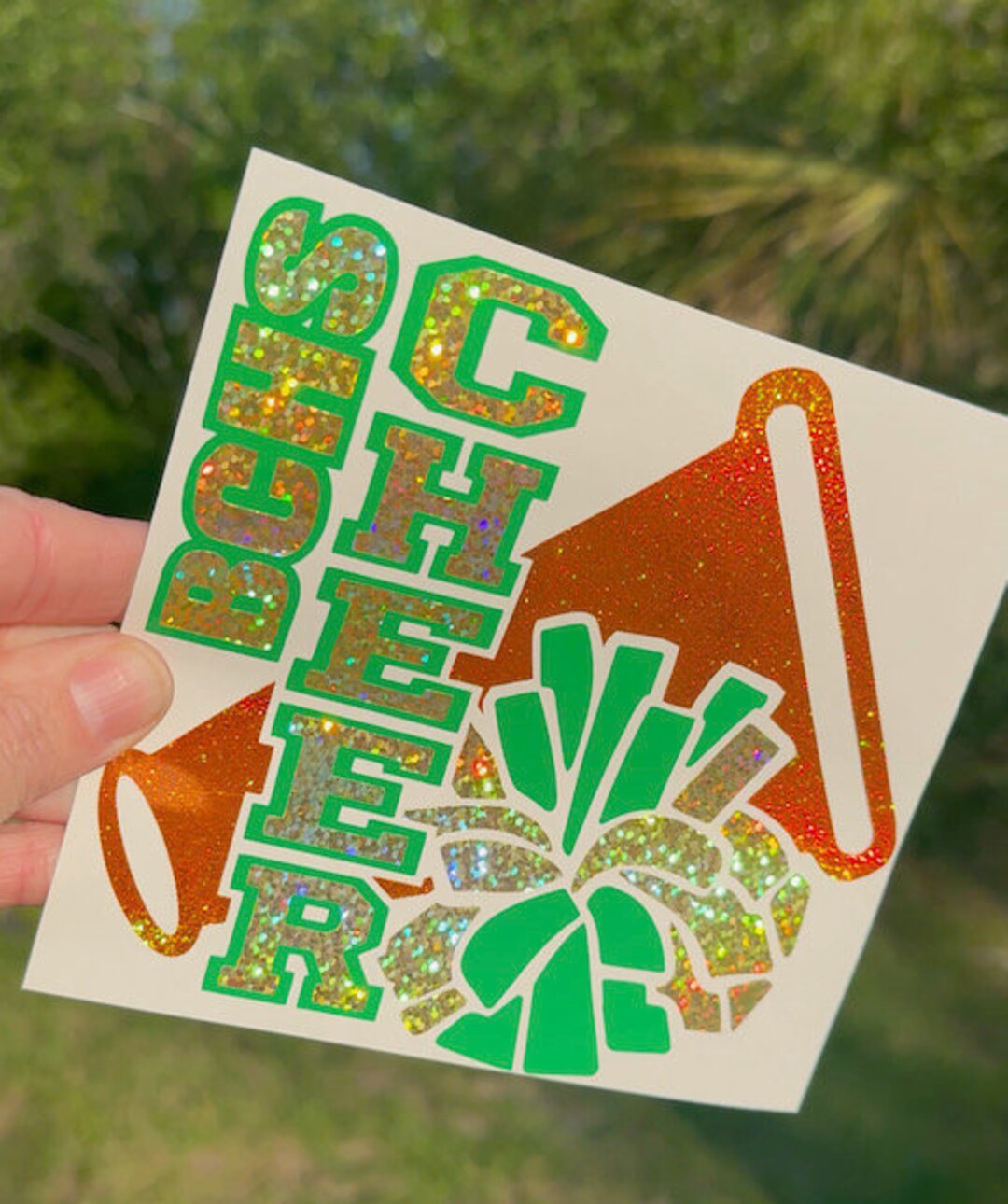 Custom Cheer Stickers C2 Personalized Cheerleader Team Sports Decals ...