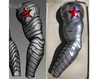 Bucky Barnes Arm Svg - Etsy UK