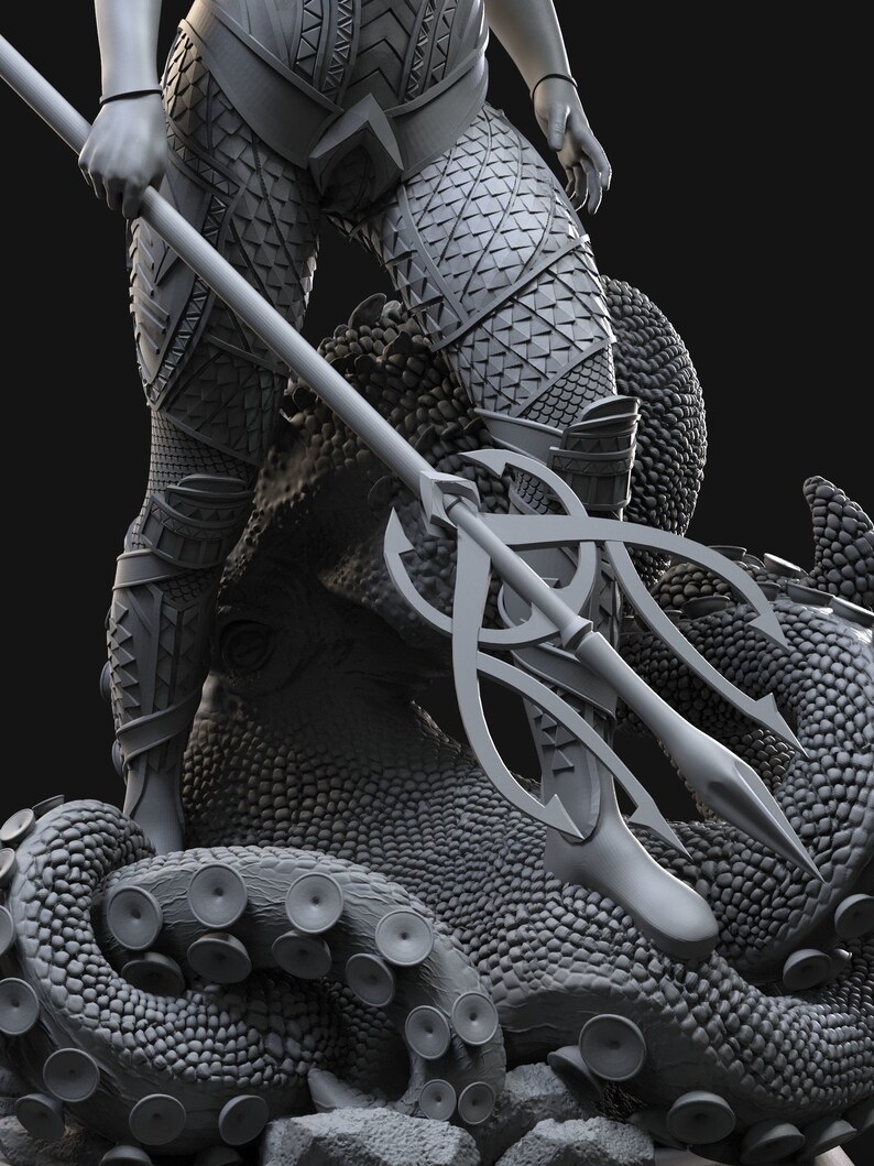 Princess Mera Aquaman Sculpture Stl Files for 3D Printer - Etsy