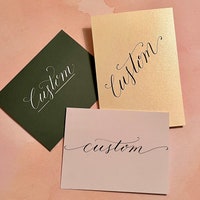 Custom Handwritten Greeting Card Writing Services - Etsy