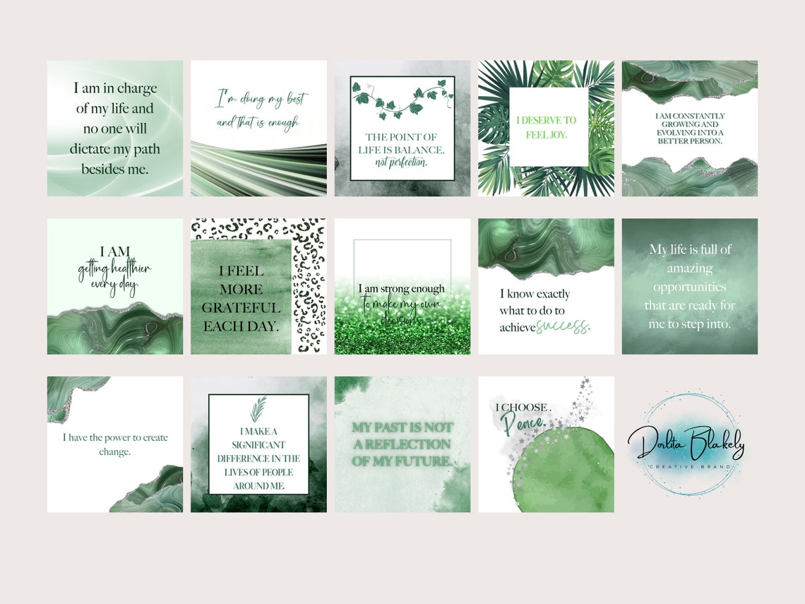 Rise & Grind - Printable Affirmation Cards | Goodnotes Stickers - Etsy