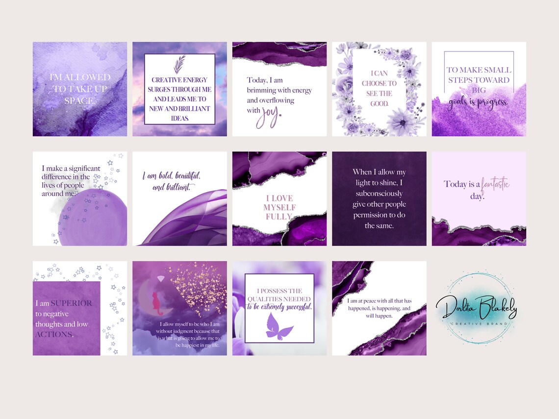 Rise & Grind Printable Affirmation Cards Goodnotes - Etsy