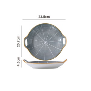 Serving Platter With Handles Ceramic Platter Serving Platter Ceramic ...