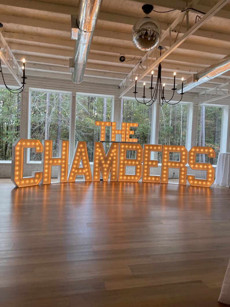 2ft / 4ft Marquee Letters, Large Light up Alphabet, Large Light up ...