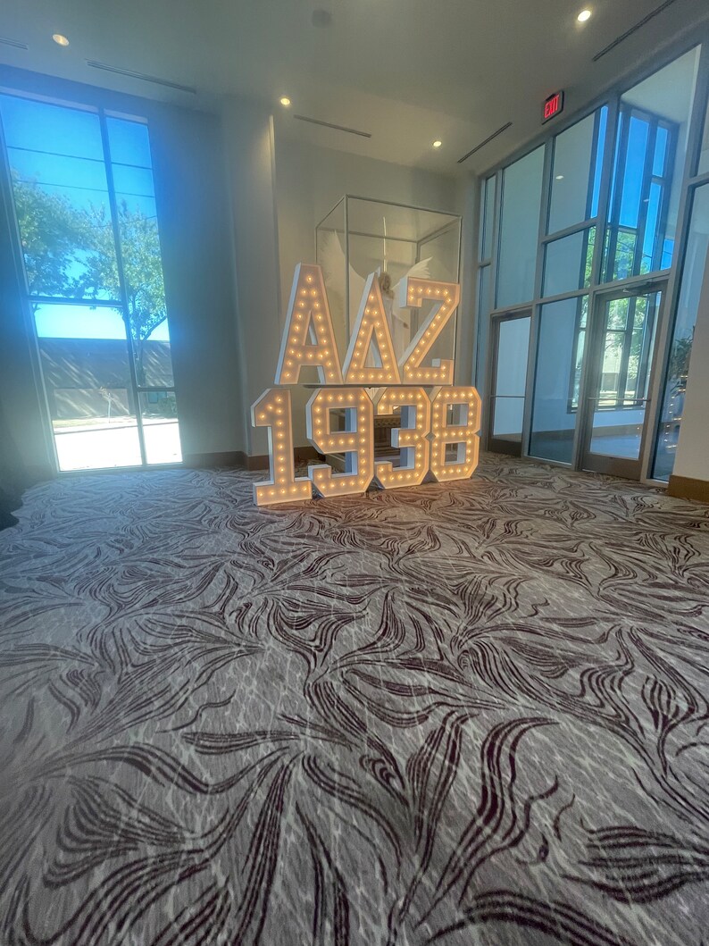 2ft / 4ft Marquee Letters, Large Light up Alphabet, Large Light up ...