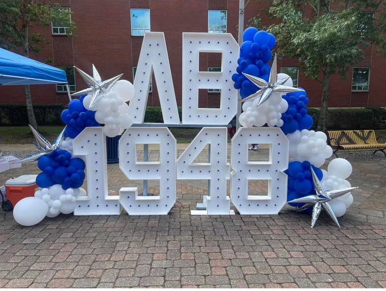 4ft GREEK Marquee Letters, Large Light up Alphabet, Large Light up ...