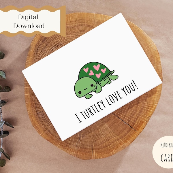 I Turtley Love You - Etsy