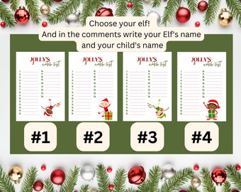 Elf on the Shelf Checklist - Etsy