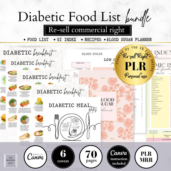 Diabetic Exchange Chart - Etsy