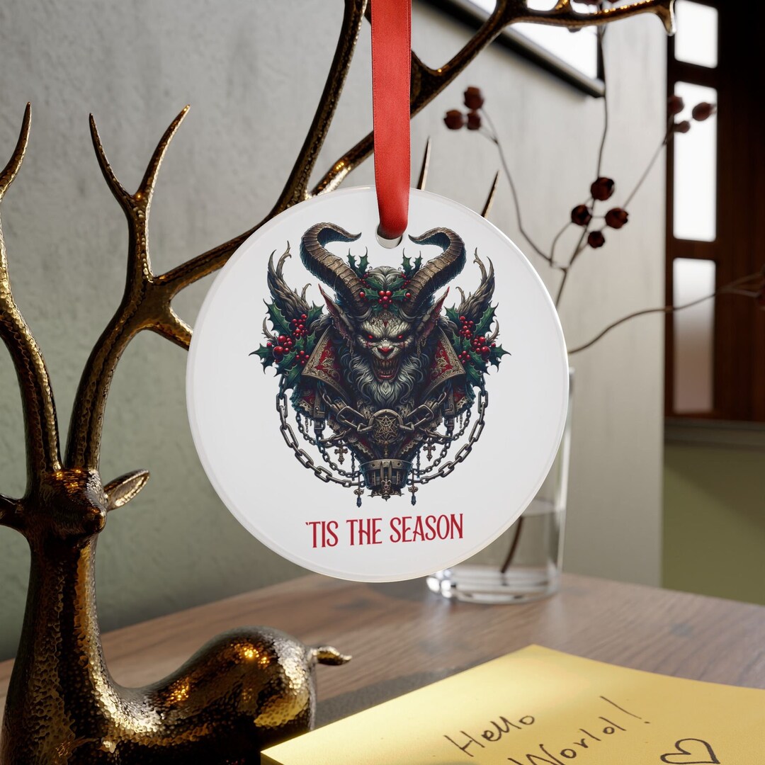 Gothic Krampus Christmas Ornament - Dark Holiday Décor, 'tis the Season ...