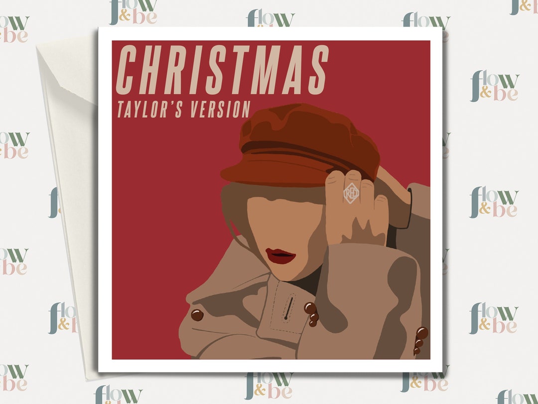 Taylor Swift Christmas Card Taylor Swift Inspired Card, Christmas Card ...