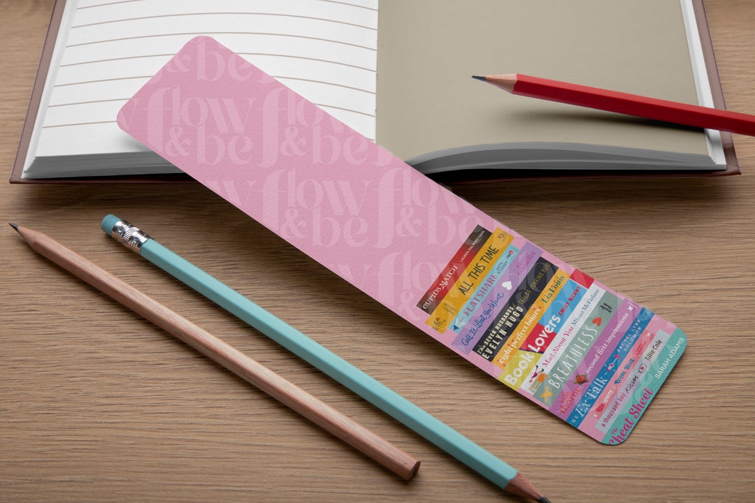 CUSTOMISABLE Book Stack Bookmark Custom Bookmark, Aesthetic Book Spine ...
