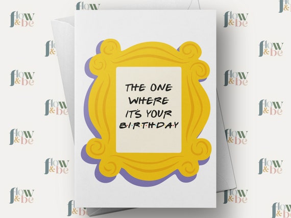 TV Show Inspired Birthday Card Birthday Card for Her - Etsy Australia