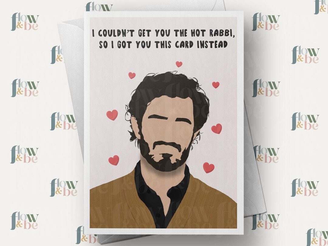 I Couldn't Get You the Hot Rabbi Birthday Card Hot Rabbi Birthday Card ...