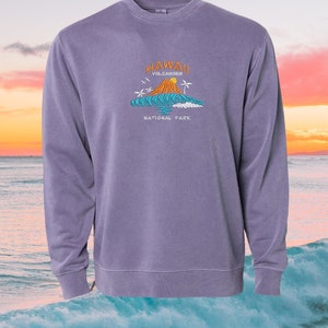 Hawaii Volcano Surfs up Vintage Style Crew | Volcanoes National Park ...