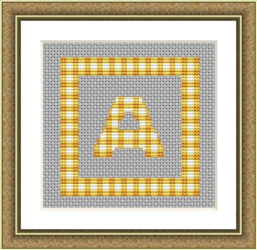 Stitch Alphabets Alphabet Chart Alphabet Font Style Cross Stitch Font ...