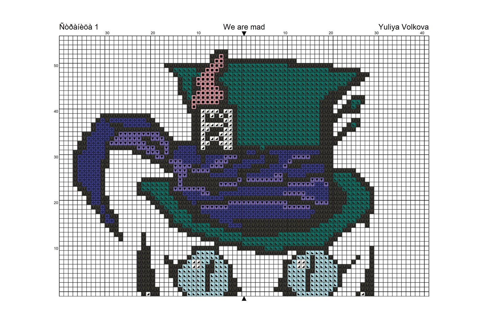 Cheshire Cat Cross Stitch Alice in Wonderland Cross Stitch Pattern PDF ...