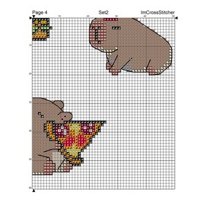 Capy Pdf Pattern Capy Birthday Capybara Embroidery Cute Capy Capybara ...