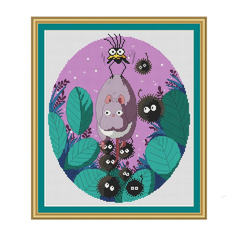 Studio Ghibli Cross Stitch Pattern - Etsy