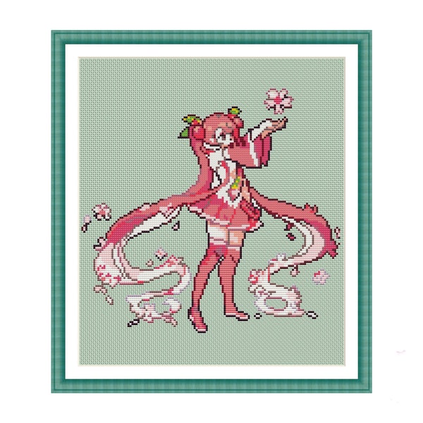 Hatsune Miku Embroidery - Etsy