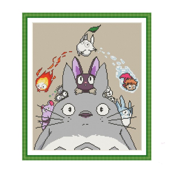 Ghibli Embroidery - Etsy