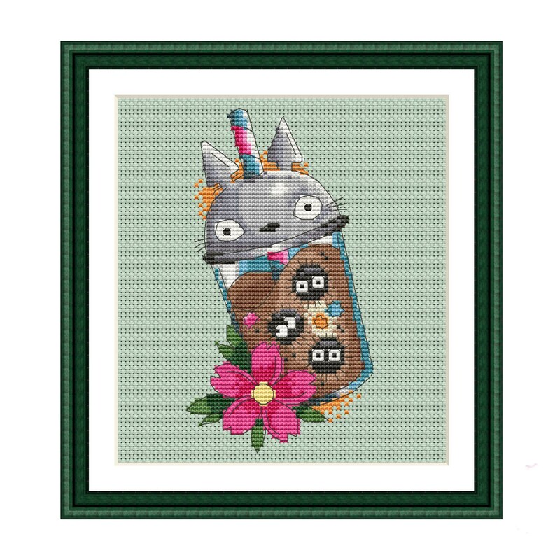 Totoro Embroidery - Etsy