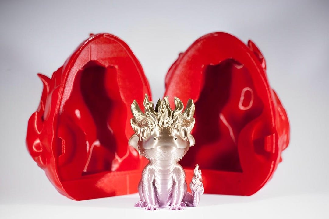 Magic Dragon Egg With Articulated Baby Dragon Unique Fantasy Gift ...