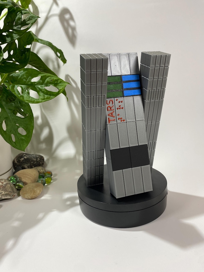 TARS Robot Model Interstellar Inspired - 3D Printed Sci-fi Desktop ...