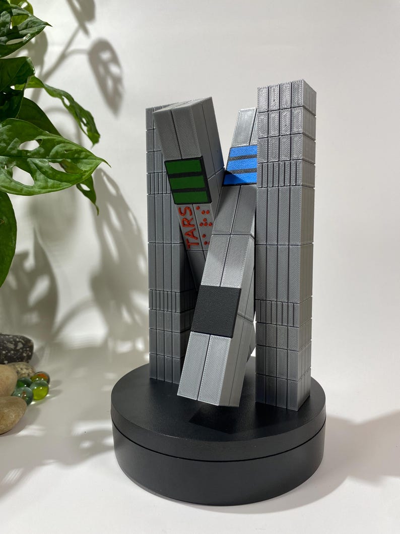 TARS Robot Model Interstellar Inspired - 3D Printed Sci-fi Desktop ...