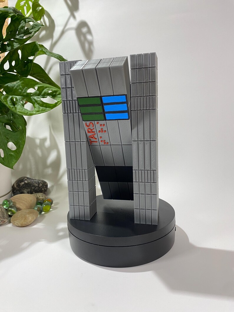 TARS Robot Model Interstellar Inspired - 3D Printed Sci-fi Desktop ...