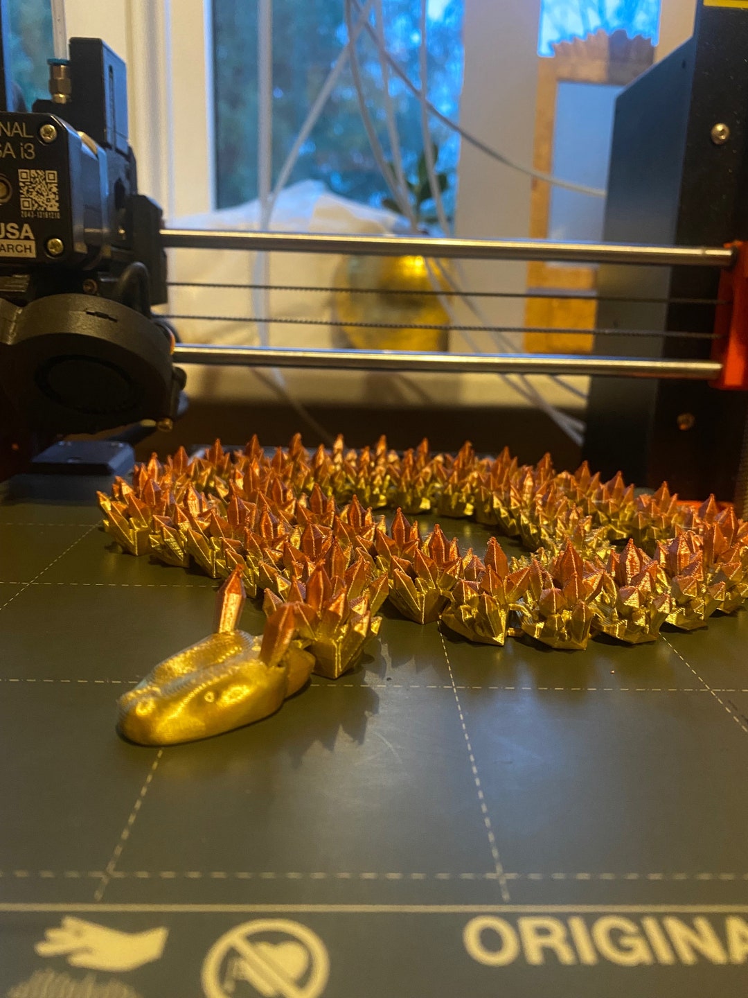 Articulated Snake, Fidget Toy, 3D Printed, Stress Toy, Desk Toy, Fidget ...