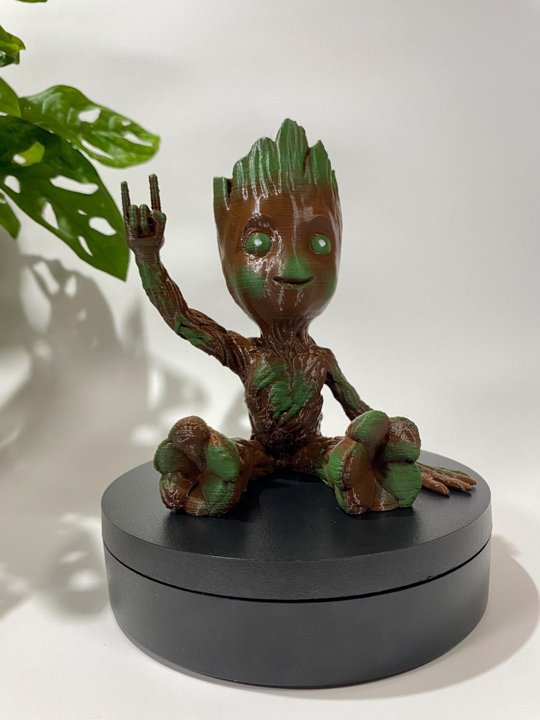 Rockstar Groot 3D Printed Figure Handmade & Hand-painted Marvel ...