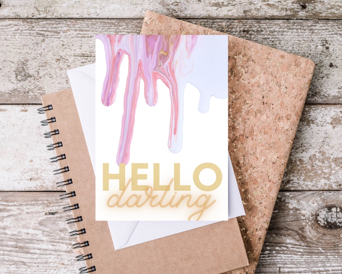 Modern and Cute Digital Cards, Printable Thank You Card, Small Business ...