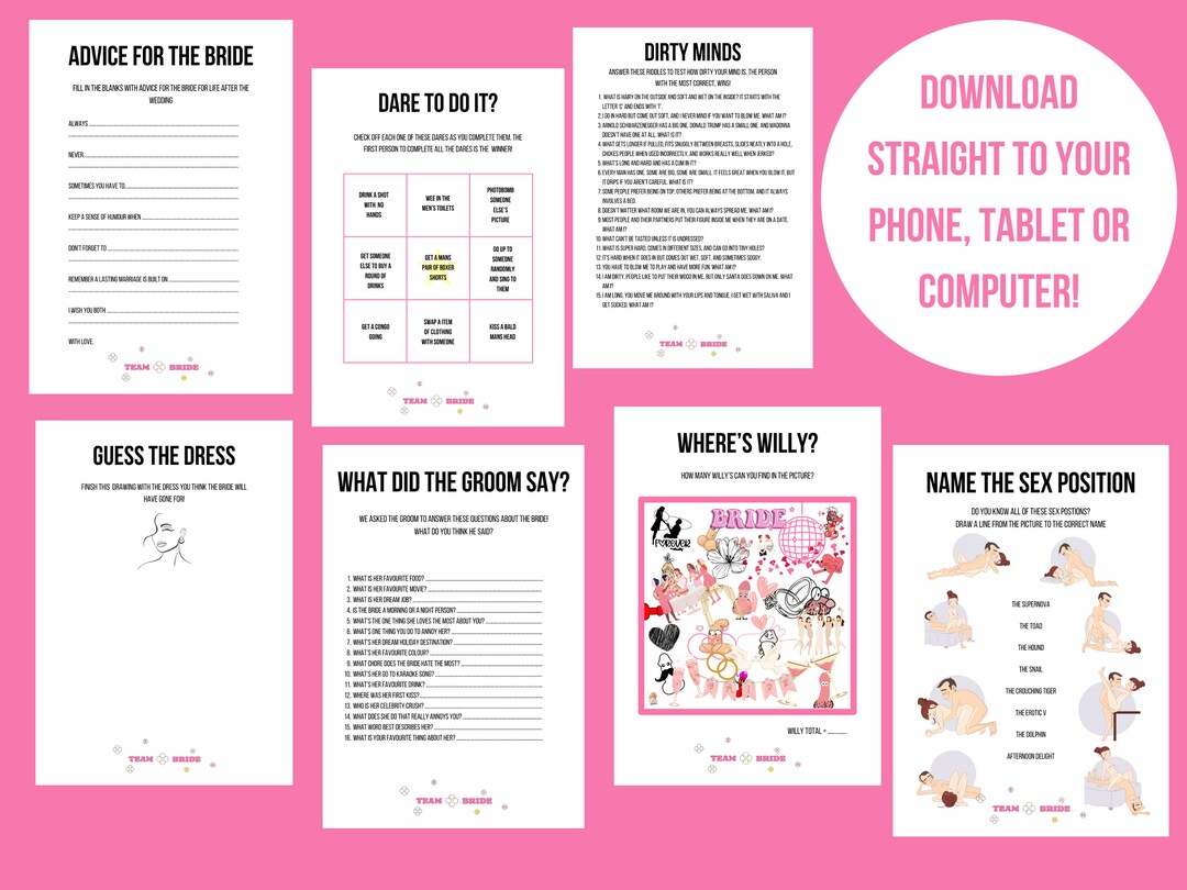 Hen Party Games, Rude Hen Party Games, Fun Hen Party Games, Hen Party ...
