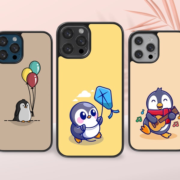 Penguin iPhone Case - Etsy