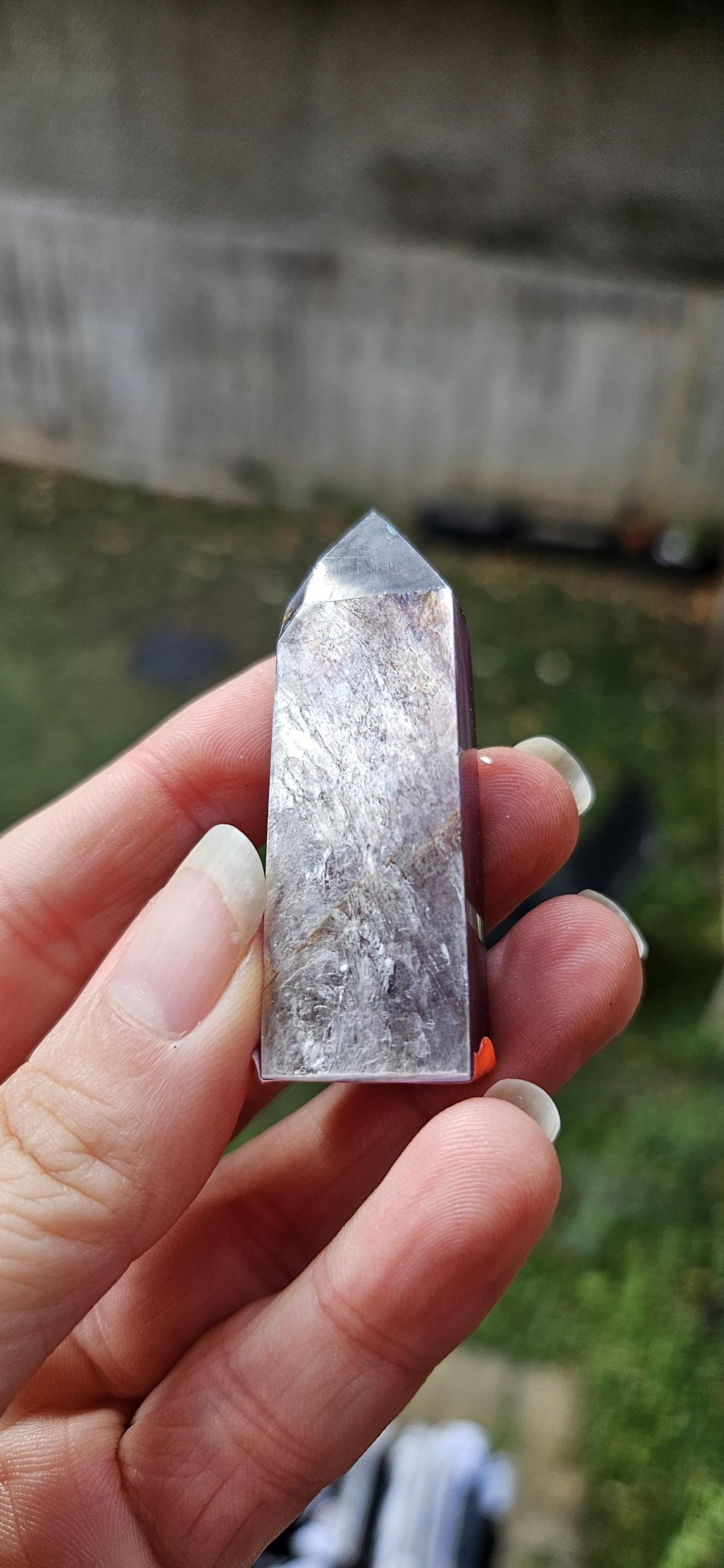 Golden Shiny Mica Pure Mini Golden Tower Carving Healing Stone Soothes ...