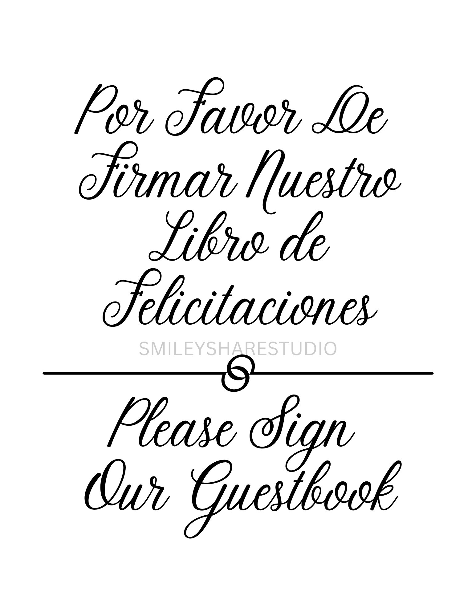 Wedding Bilingual Signs Boda Full Custom - Etsy