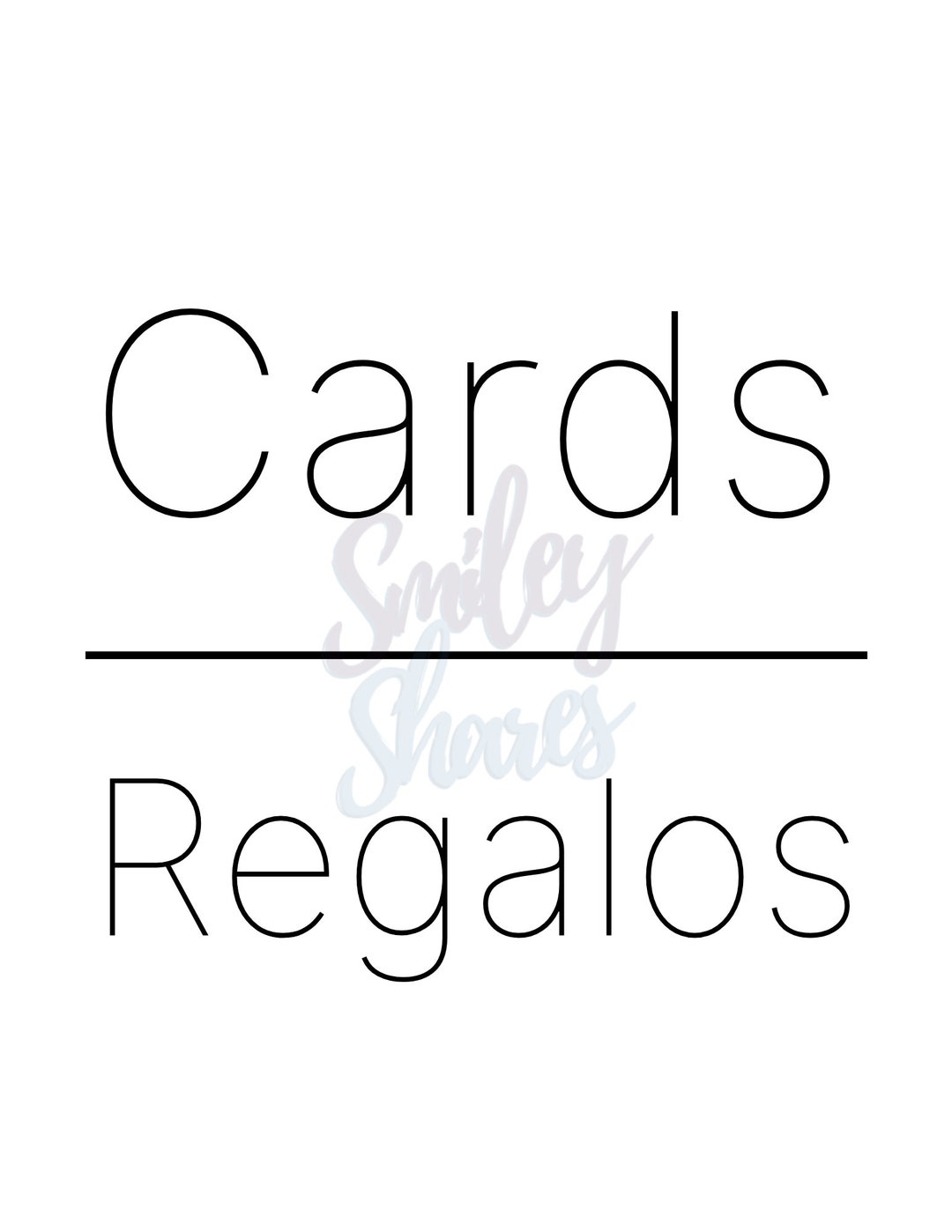 Spanglish Wedding Signs - Etsy