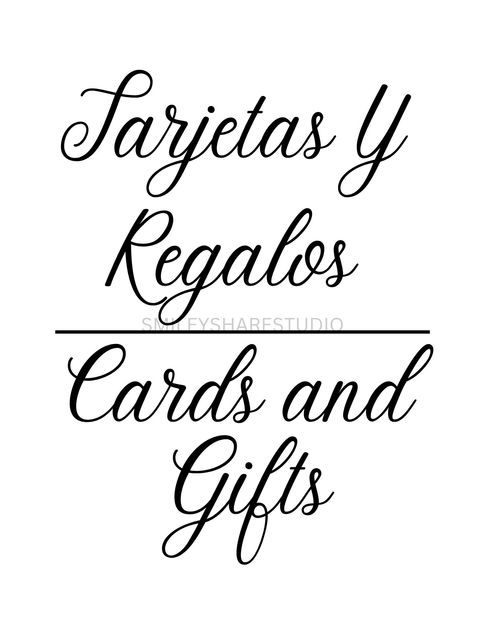 Wedding Bilingual Signs Boda Full Custom - Etsy