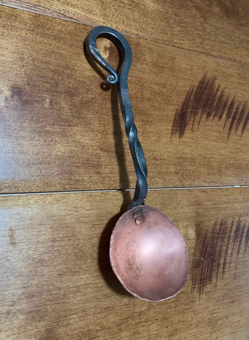 Handforged Copper/steel Scoop - Etsy