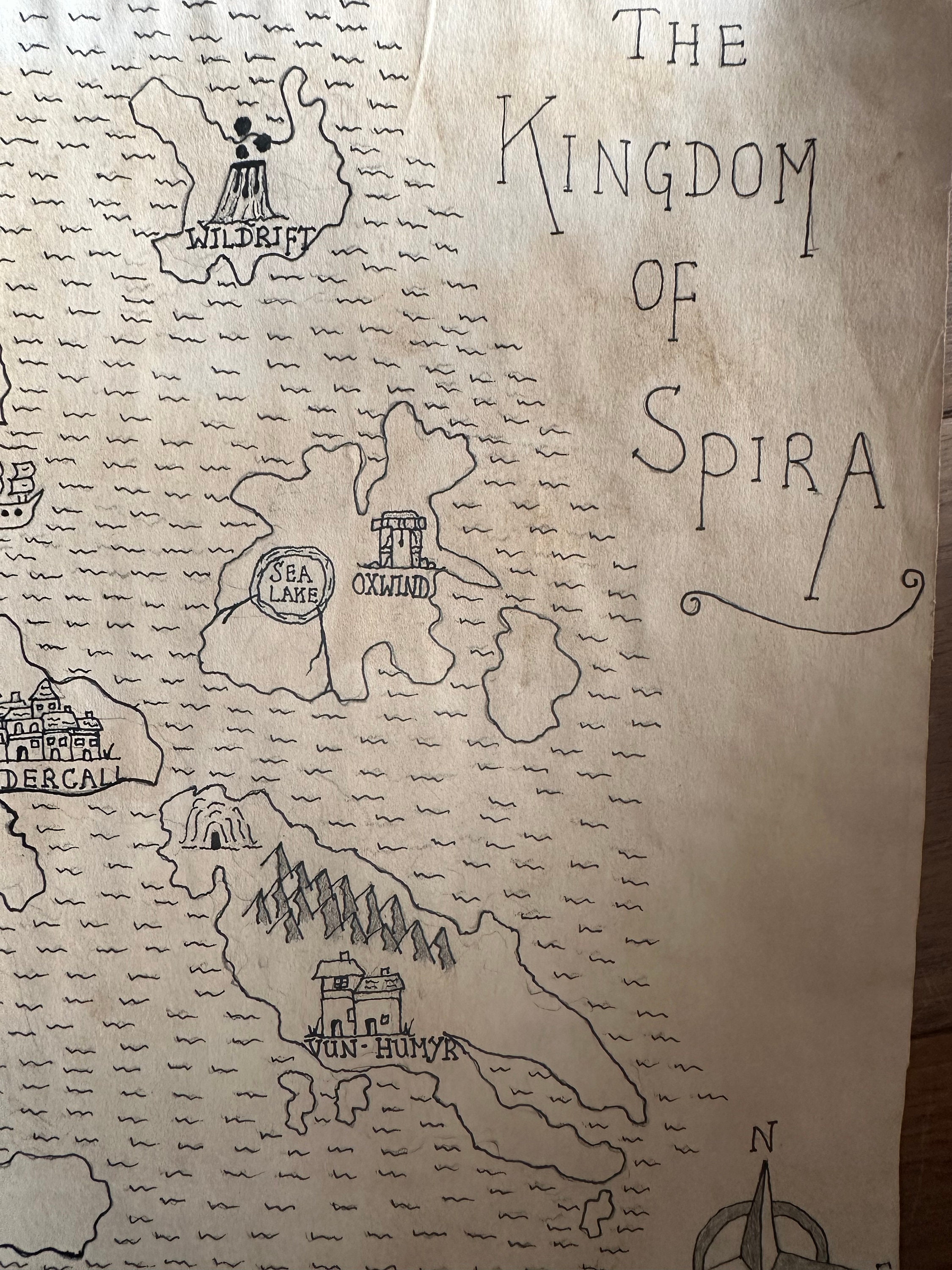 Dungeons and Dragons Custom Hand Drawn Campaign Map - Etsy
