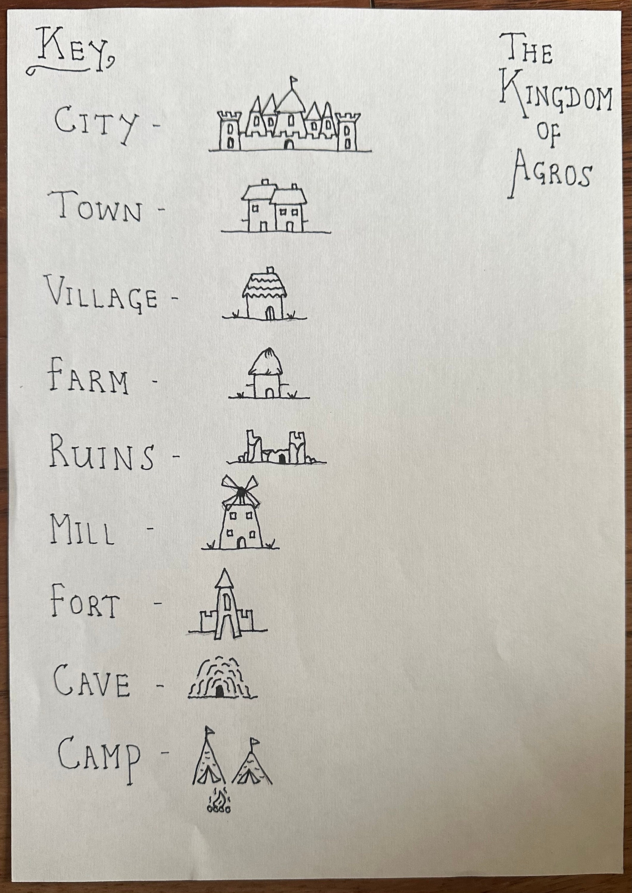 Dungeons and Dragons Hand Drawn Campaign Map - Etsy